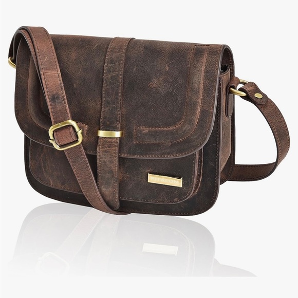 Estalon | Bags | Nwt Estalon Leather Crossbody Bag Purse 0 Leather ...